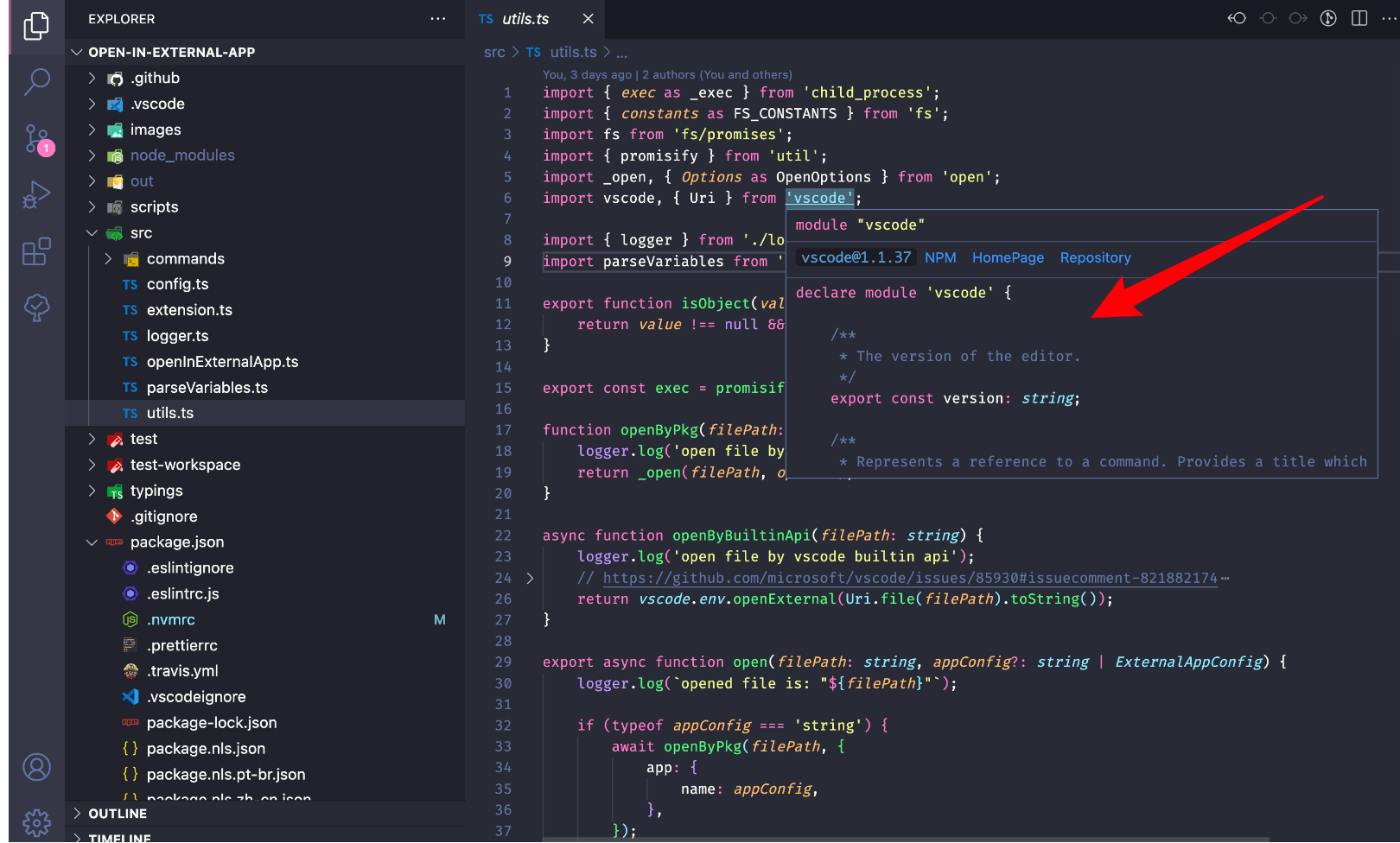 Support Definition Preview · Issue 19 · Zyrong Vscode Node Modules · Github