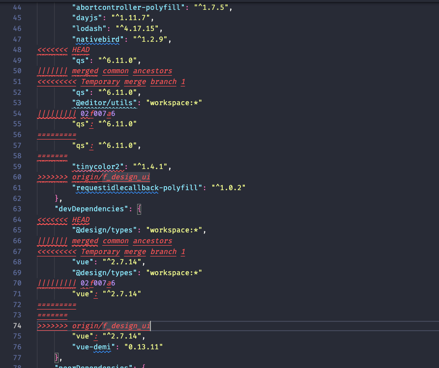 merge conflict resolve wrong · Issue #169610 · microsoft/vscode · GitHub