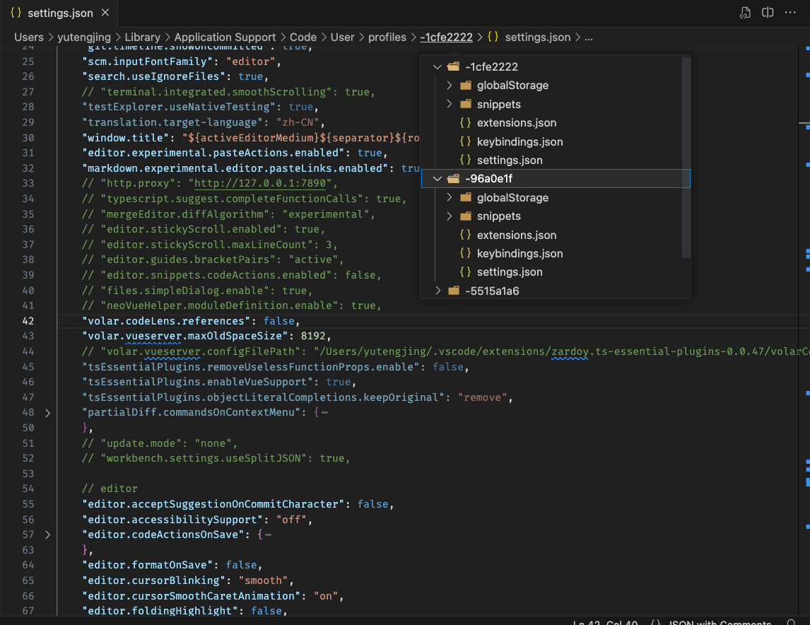 prefix profile folder name with profile name · Issue #174185 · microsoft/vscode · GitHub