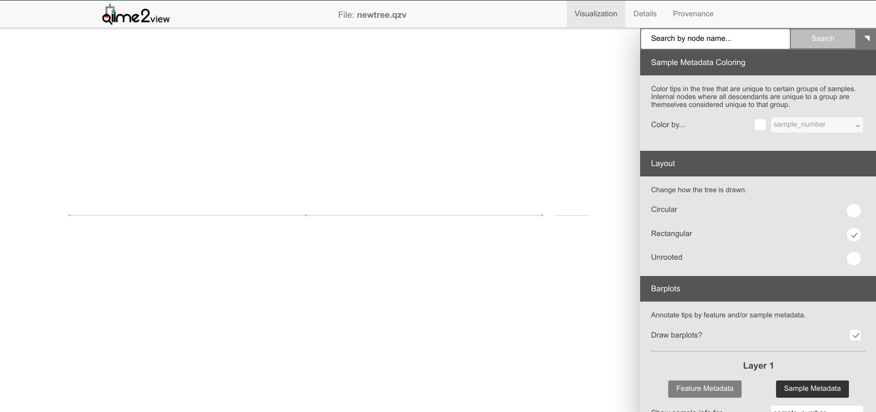 Increase barplot height when the tree has only 1 leaf · Issue #325 · biocore/empress · GitHub