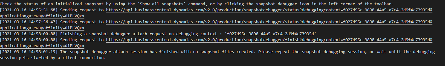 Error in snapshot debugging · Issue #6490 · microsoft/AL · GitHub