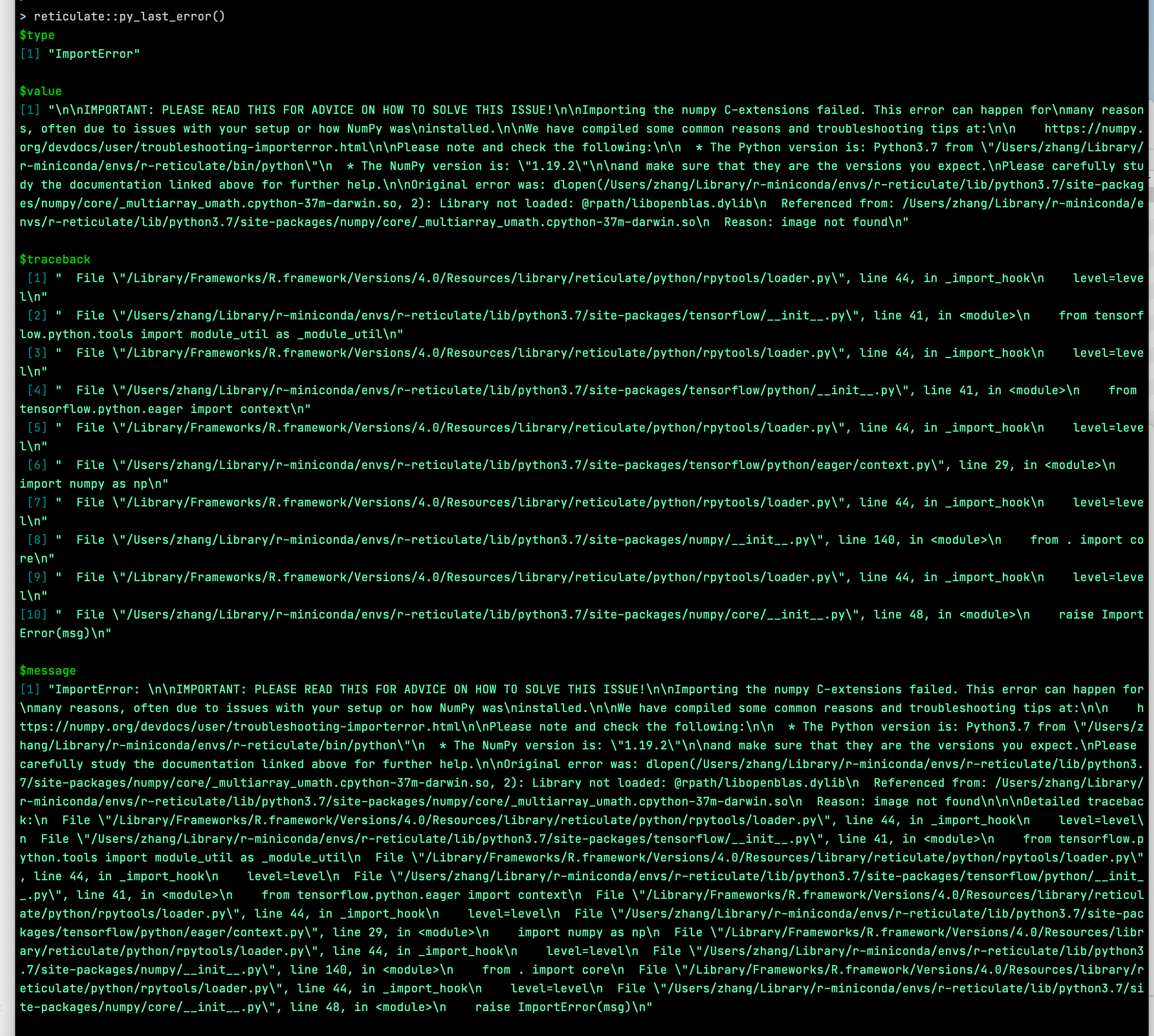installation per instruction, but got error · Issue #463 · rstudio/tensorflow · GitHub