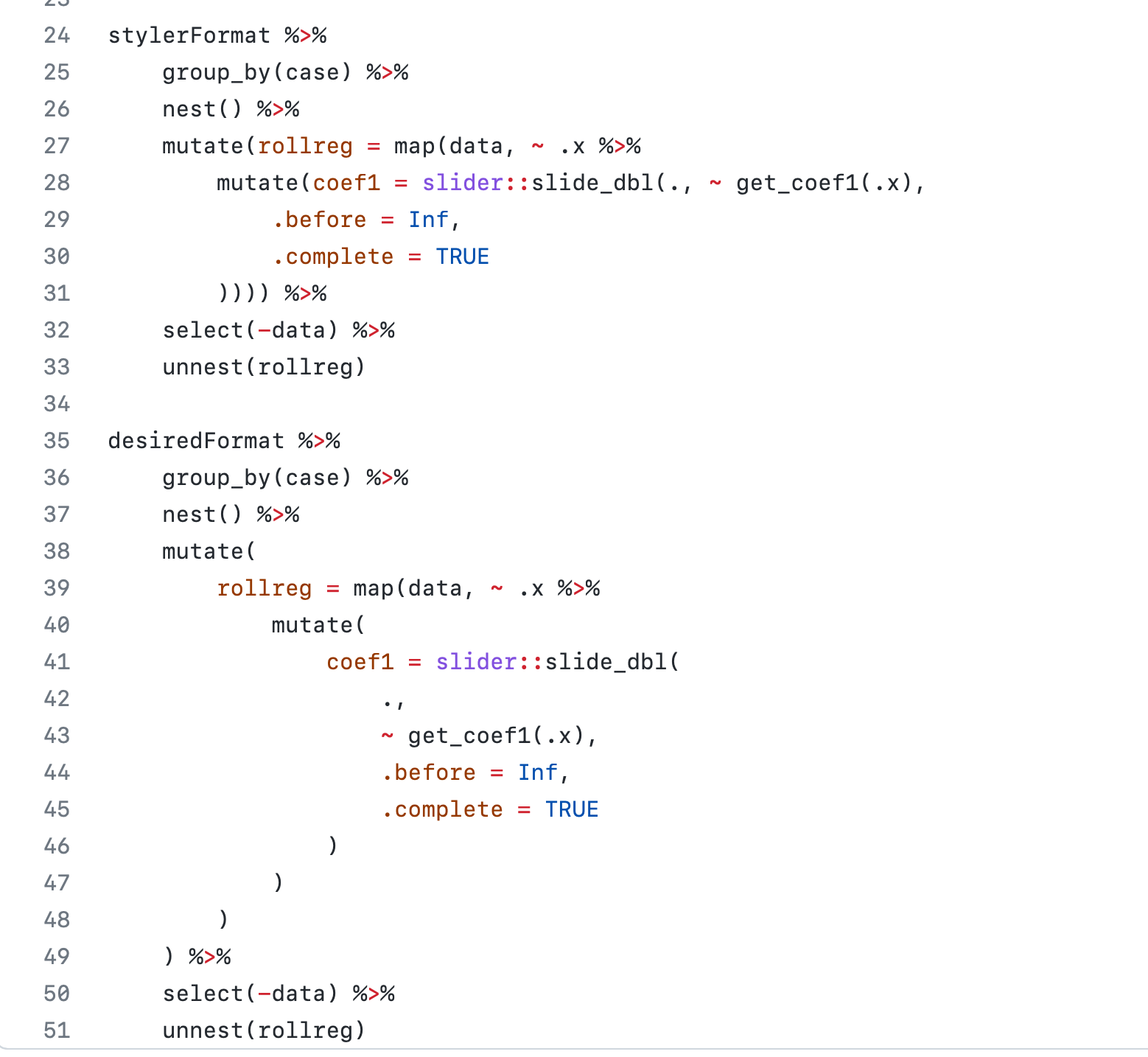 custom nested parenthesis format possible? · Issue #896 · r-lib/styler · GitHub
