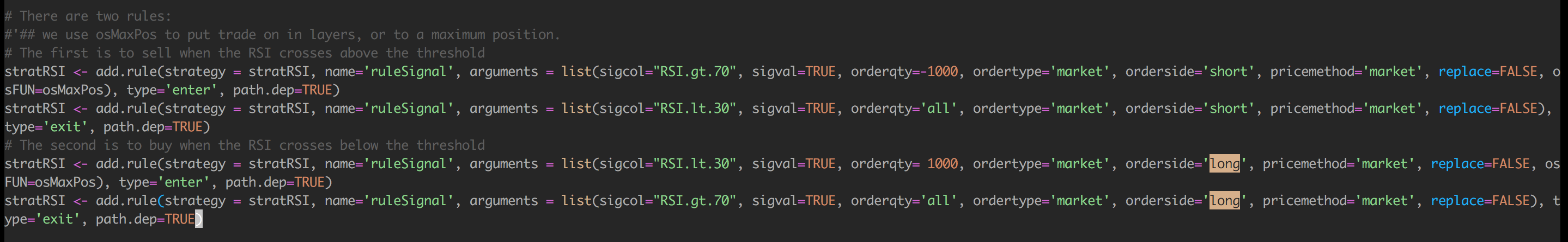 demo/rsi.R possible bug? · Issue #95 · braverock/quantstrat · GitHub