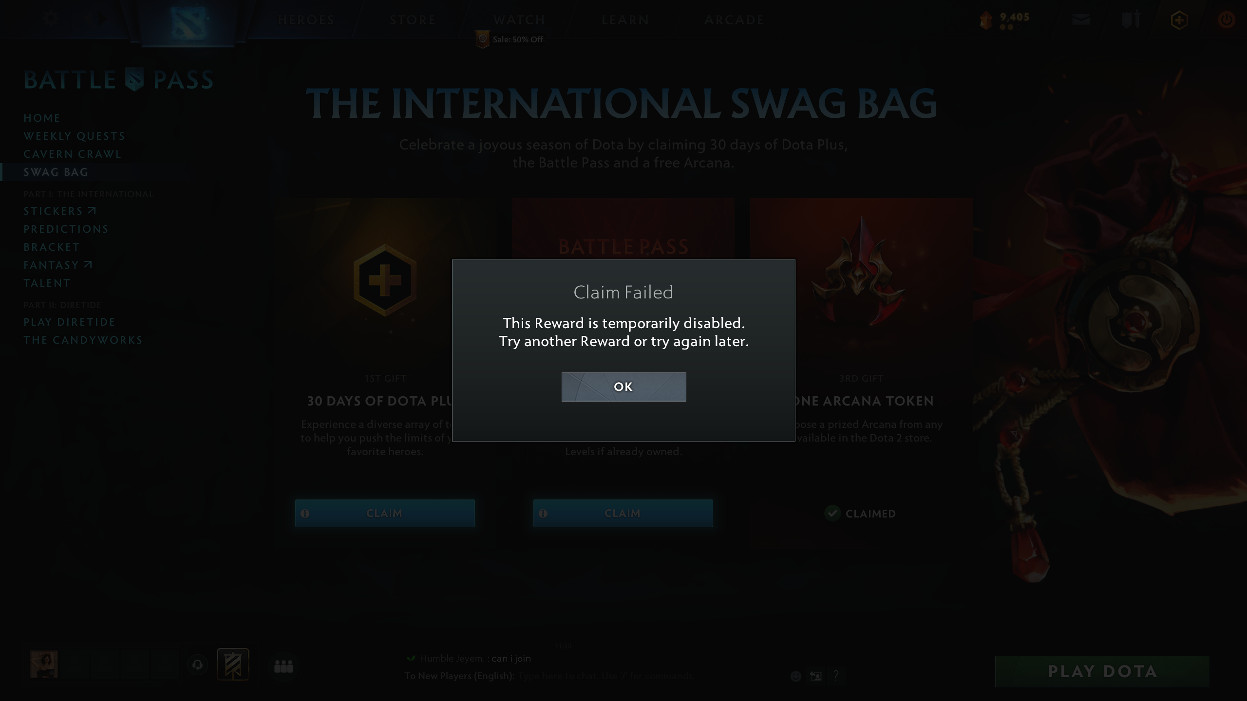 SWAG BAG · Issue #4713 · ValveSoftware/Dota2-Gameplay · GitHub