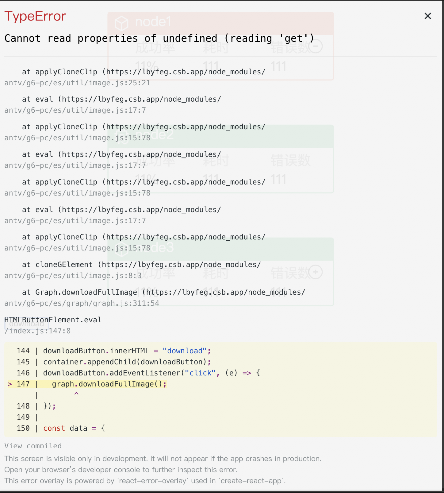 4.8.4版本自定义节点graph导出图片报错 · Issue #4231 · antvis/G6 · GitHub