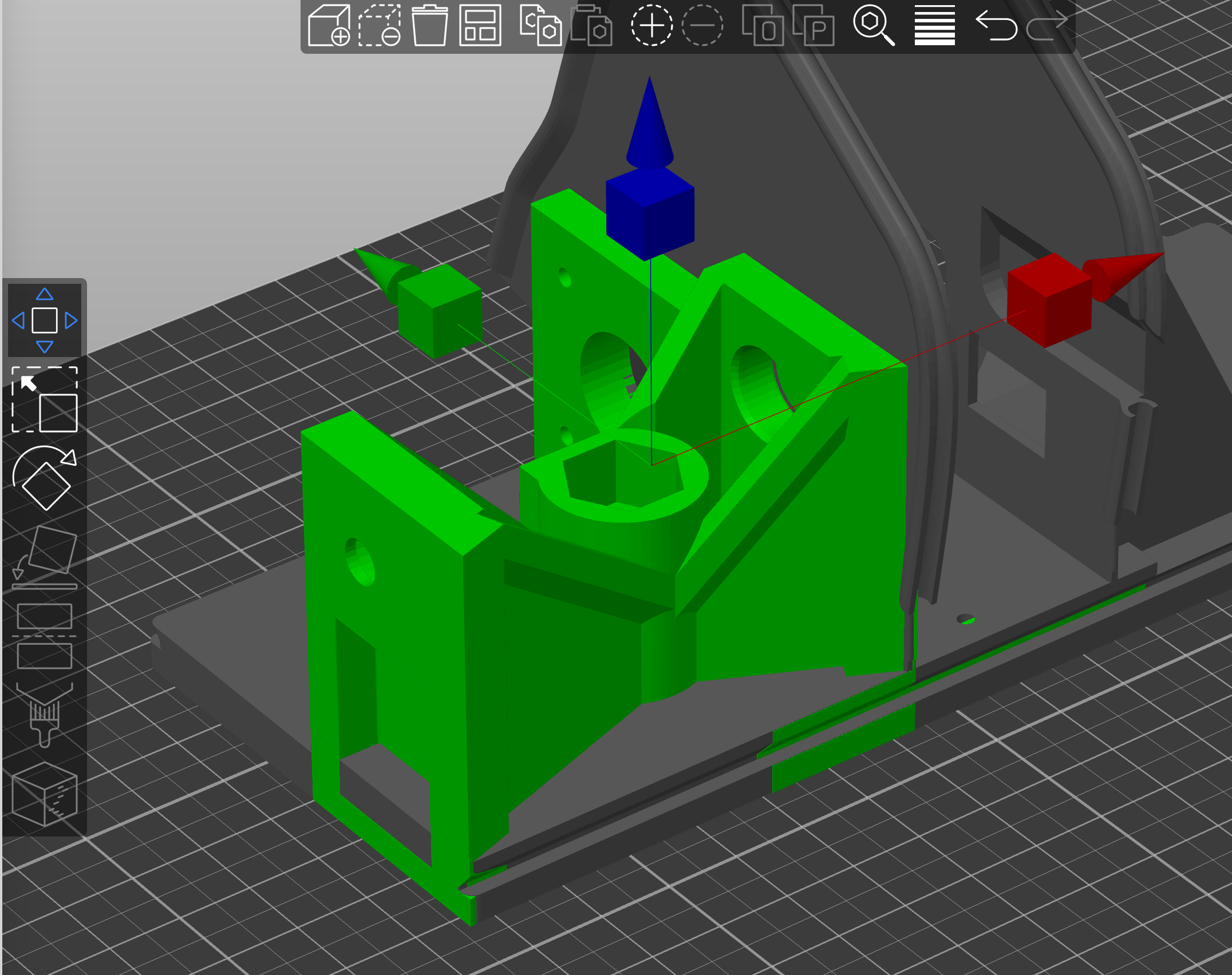 "move model" grab handles not visible when zoomed in · Issue #3496 · supermerill/SuperSlicer ...
