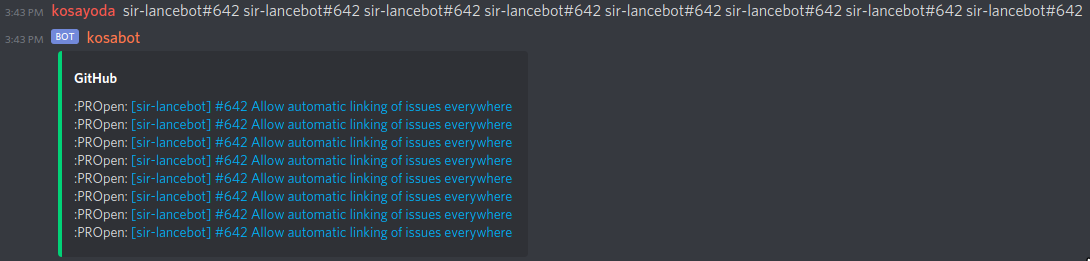 Allow automatic linking of issues everywhere by Akarys42 · Pull Request #642 · python-discord ...