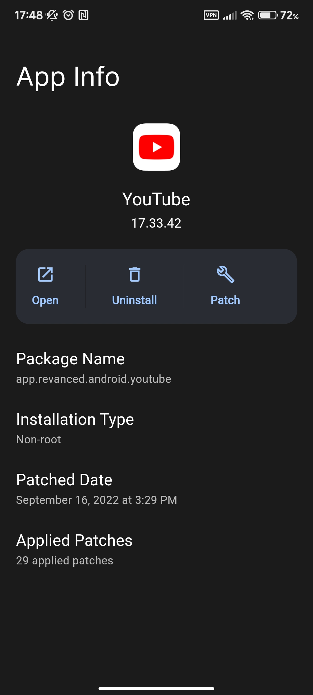 bug: App info buttons not aligned properly after 0.0.8 update · Issue #167 · ReVanced/revanced ...