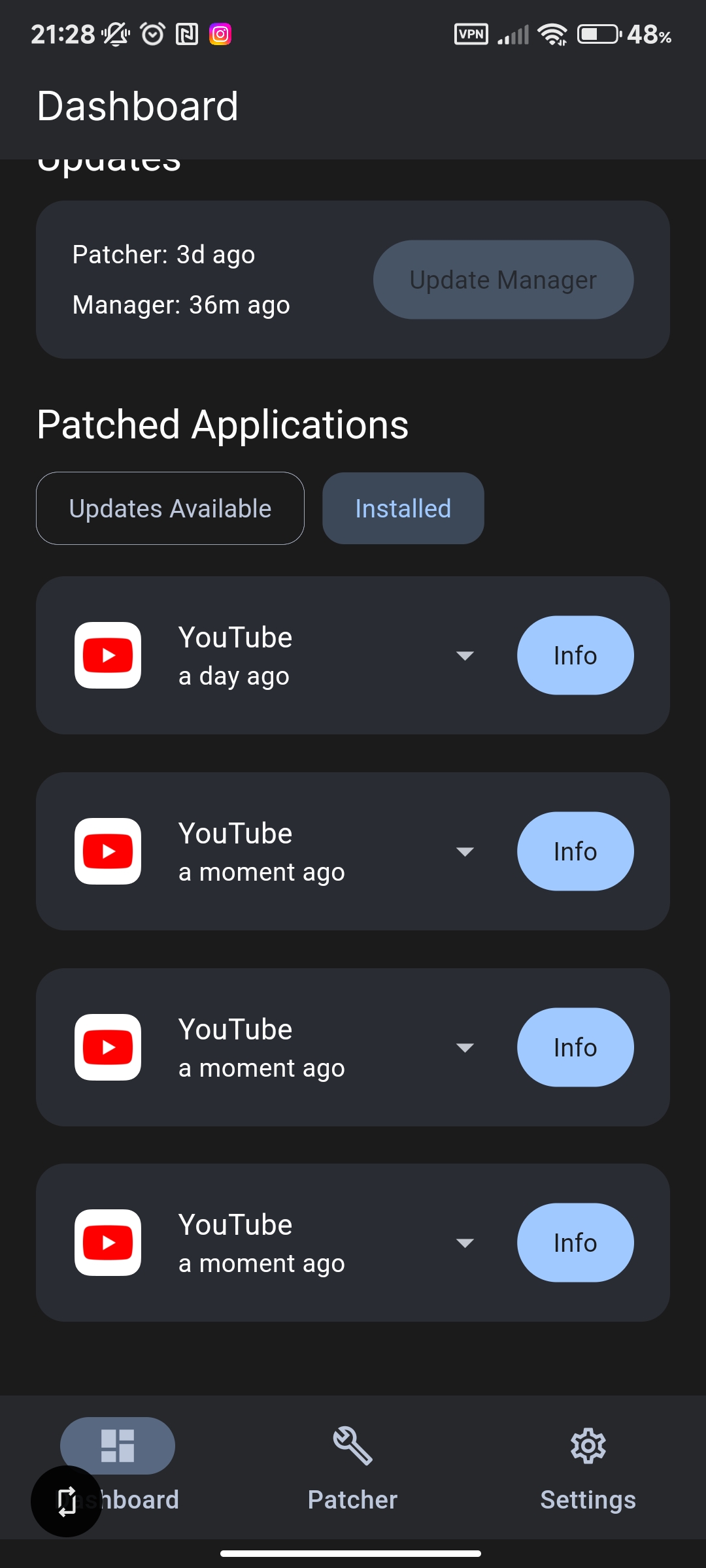 bug: Manager 0.0.9 Installed apps literally duplicating · Issue #174 · ReVanced/revanced-manager ...