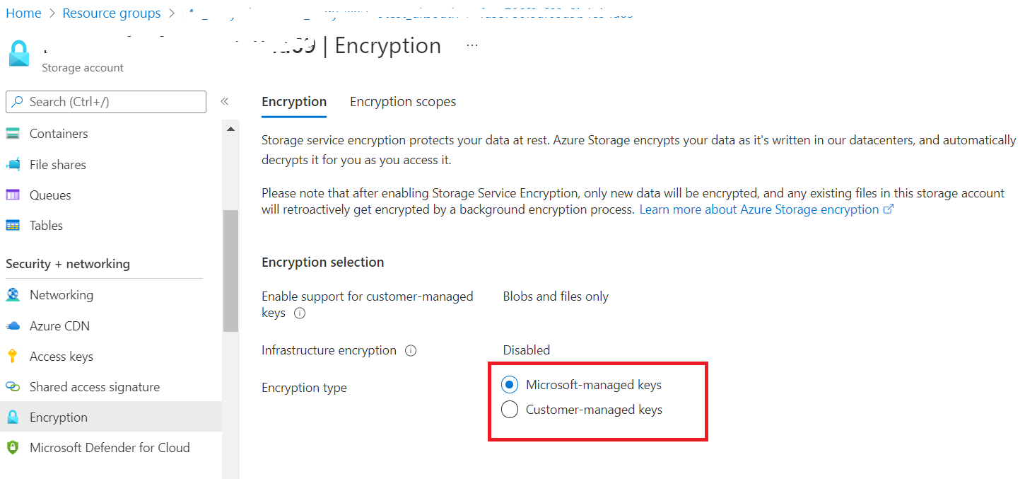 Require Infrastructure Encryption For Dynamic Storage Class When Creating Azurefile Csi · Issue