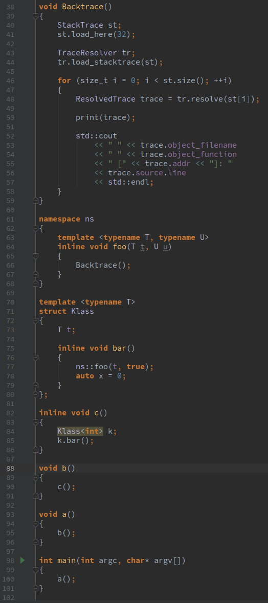 Slightly incorrect stack trace in release (with debug info) mode · Issue #130 · bombela/backward ...