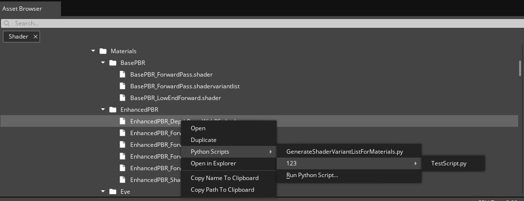 [SMC] Custom Shader Variant List Generation · Issue #11383 · o3de/o3de · GitHub