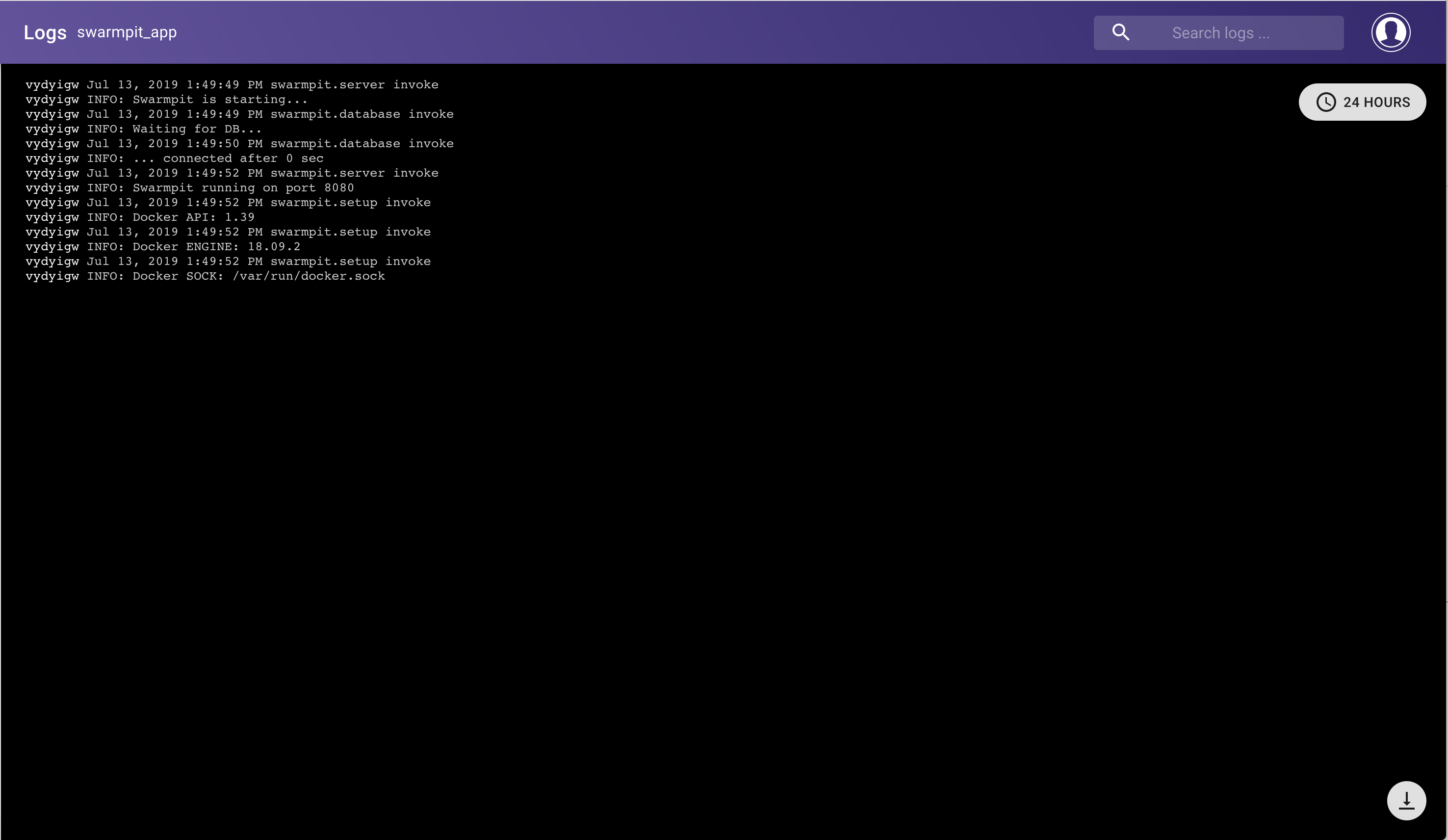 Tasks "View Logs" button is greyed out · Issue #357 · swarmpit/swarmpit · GitHub