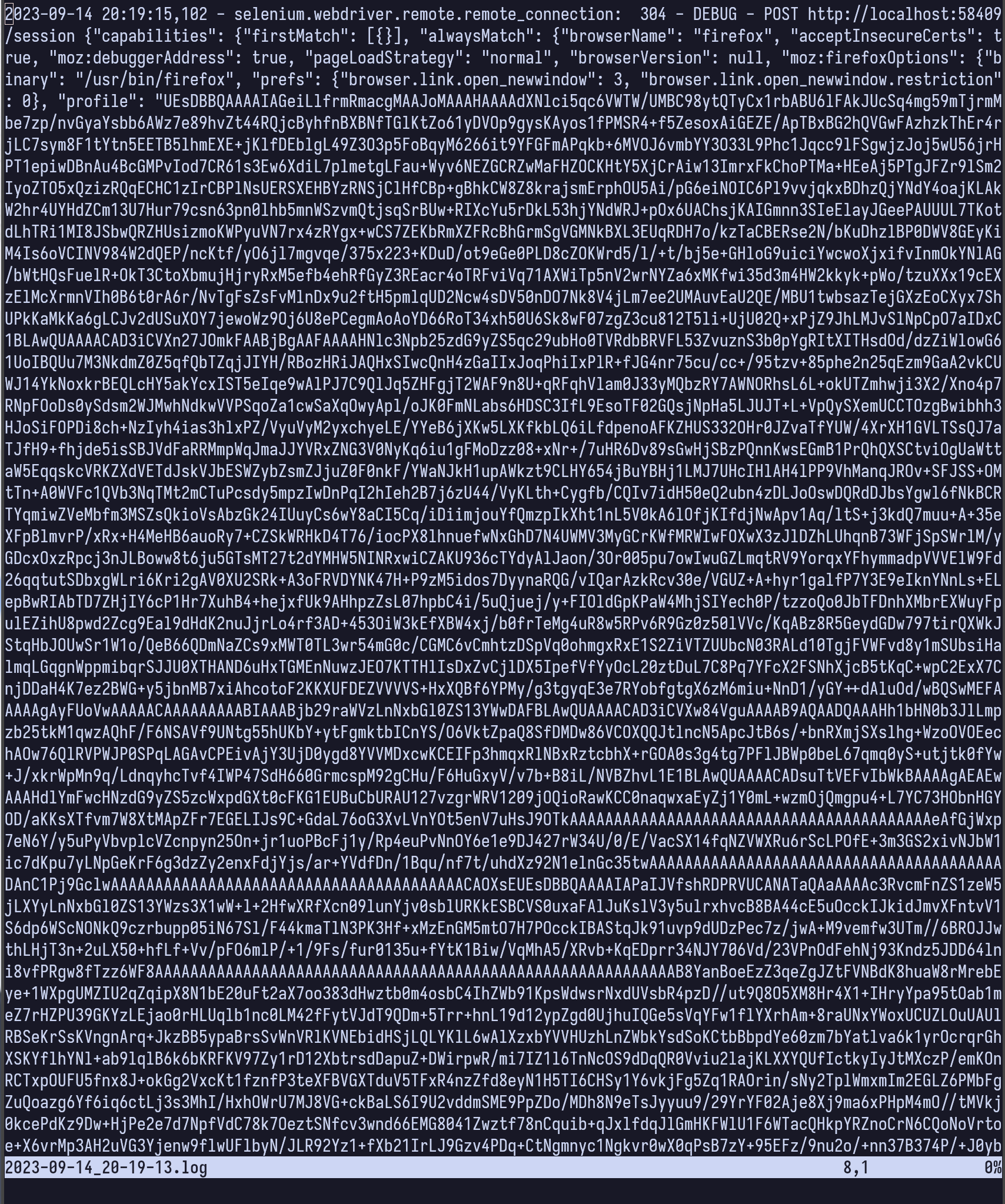 Write large binary in logs · Issue #93 · kiyoon/jupynium.nvim · GitHub Write large binary in logs · Issue #93 · kiyoon/jupynium.nvim · GitHub