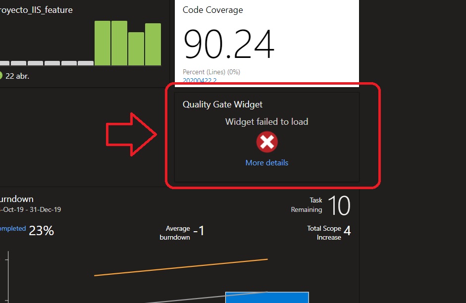 Failed to load · Issue #1 · yuriburger/quality-gate-widget · GitHub