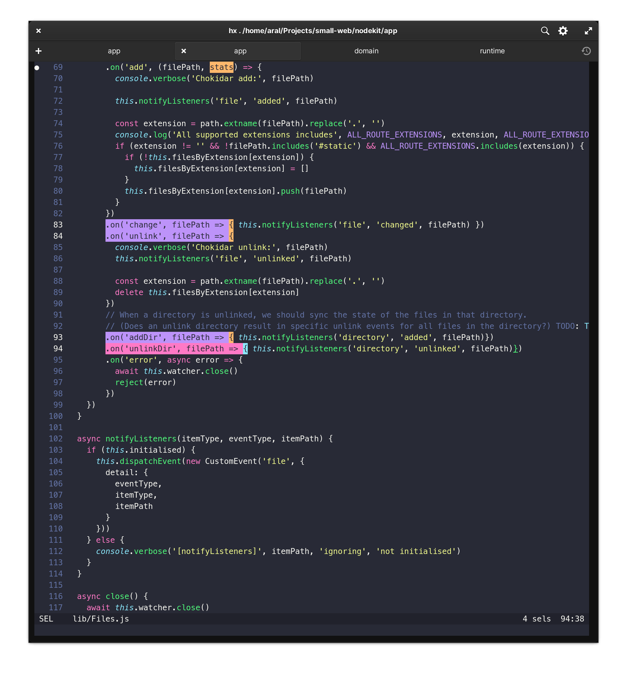 Improve selections in Dracula theme to maintain syntax highlighting · Issue #2075 · helix-editor ...