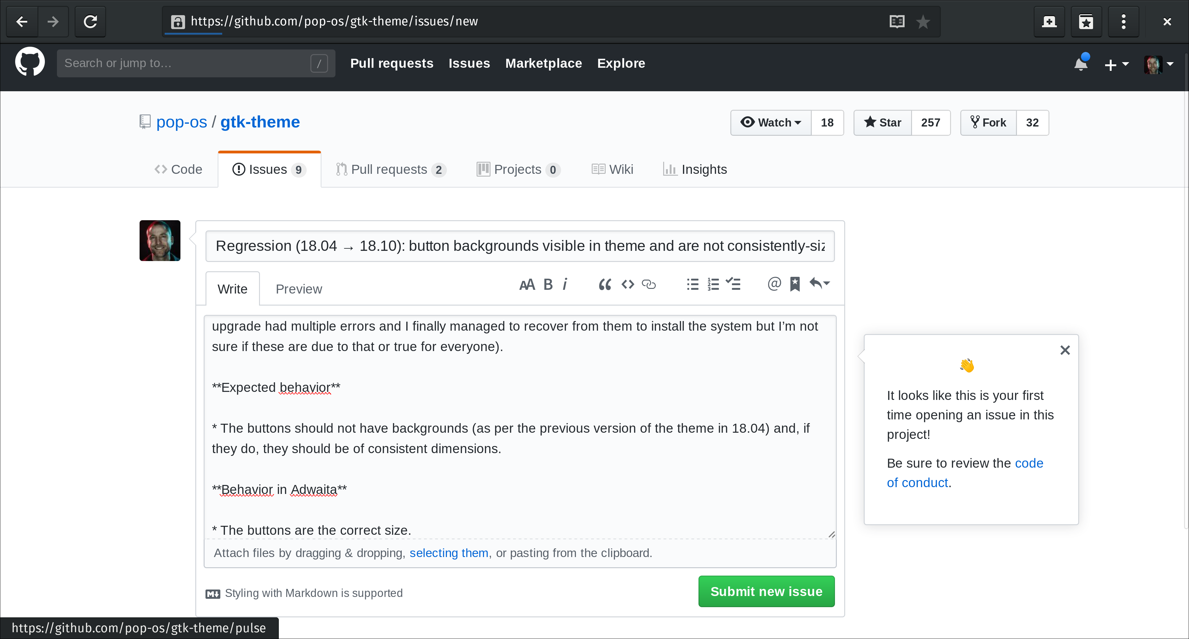 Headerbar buttons are not consistently-sized · Issue #227 · pop-os/gtk-theme · GitHub