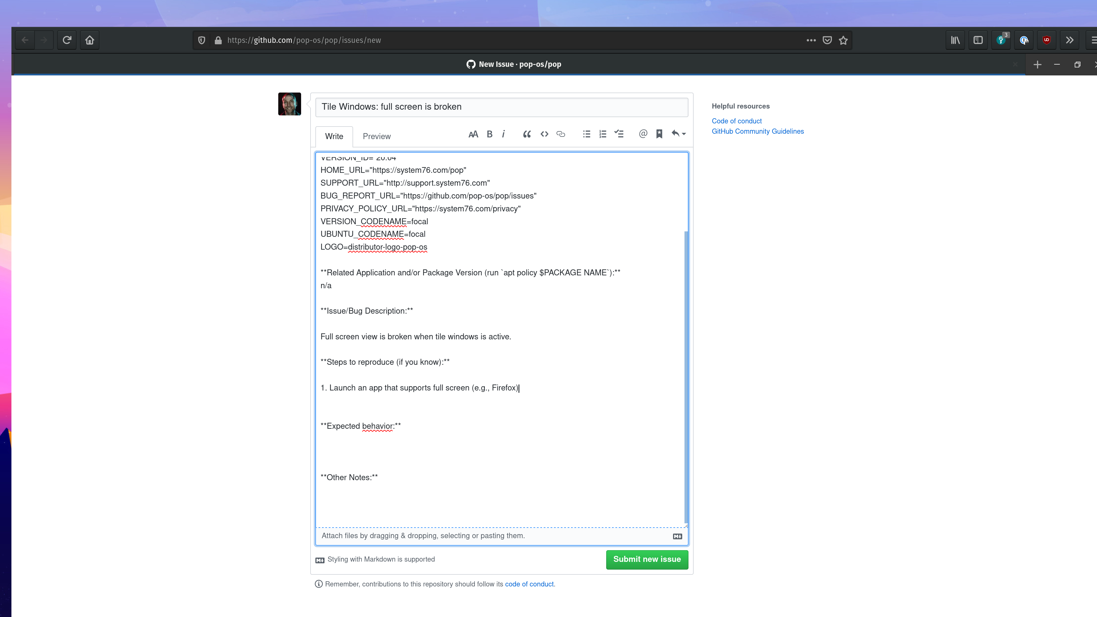 Tile Windows: full screen is broken for some apps · Issue #957 · pop-os/pop · GitHub