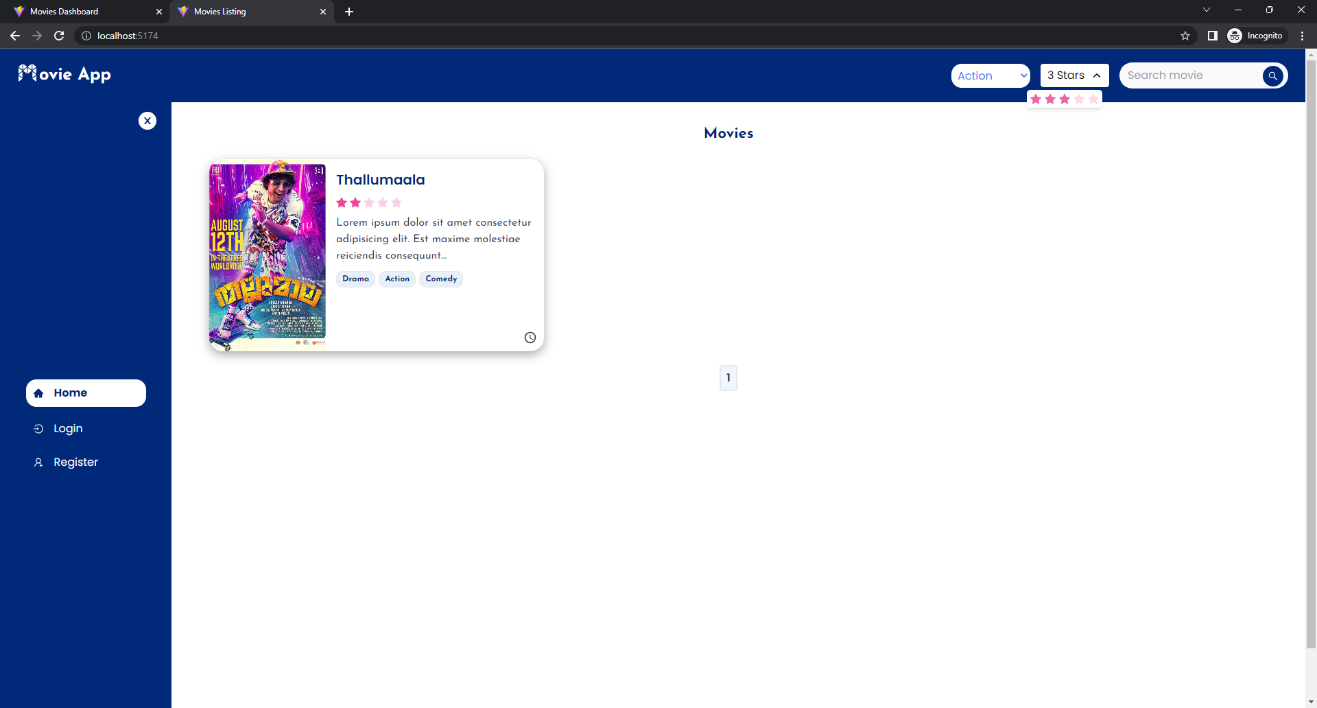 GitHub - Ajith101/Movie-MERN-APP: Full-stack movie app built with the MERN stack, following the ...