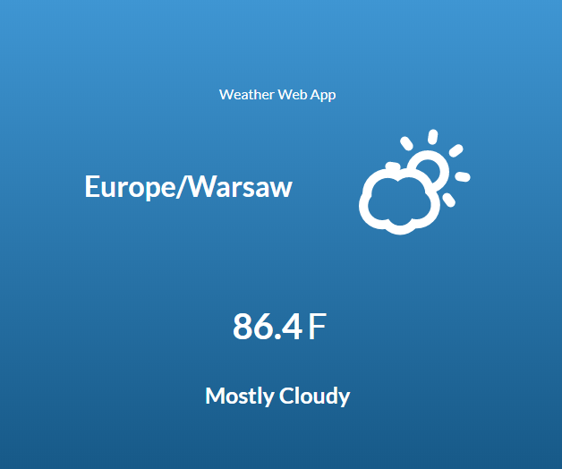 GitHub - grzegorztomaszewski/WeatherWebApp: WeatherWebApp with geolocation and use skycons ...