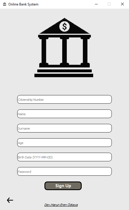 GitHub - harunerenozkaya/online-banking-system-pyqt5: Online Banking ...