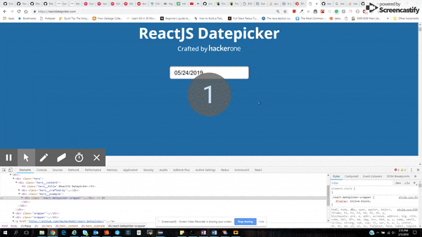 Picking a date is not added to the input box when input box is not in view · Issue #1631 ...