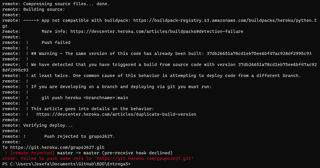 Deploy a Heroku: "No default language" · Issue #437 · IIC2413/Syllabus-2020-2 · GitHub