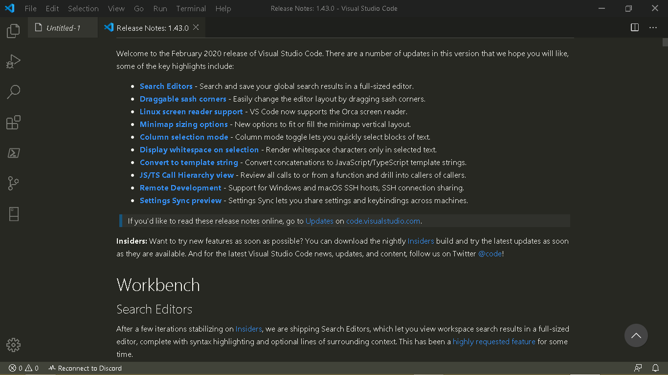 Wrong Title For The Button That Scrolls To The Top · Issue 92785 · Microsoftvscode · Github