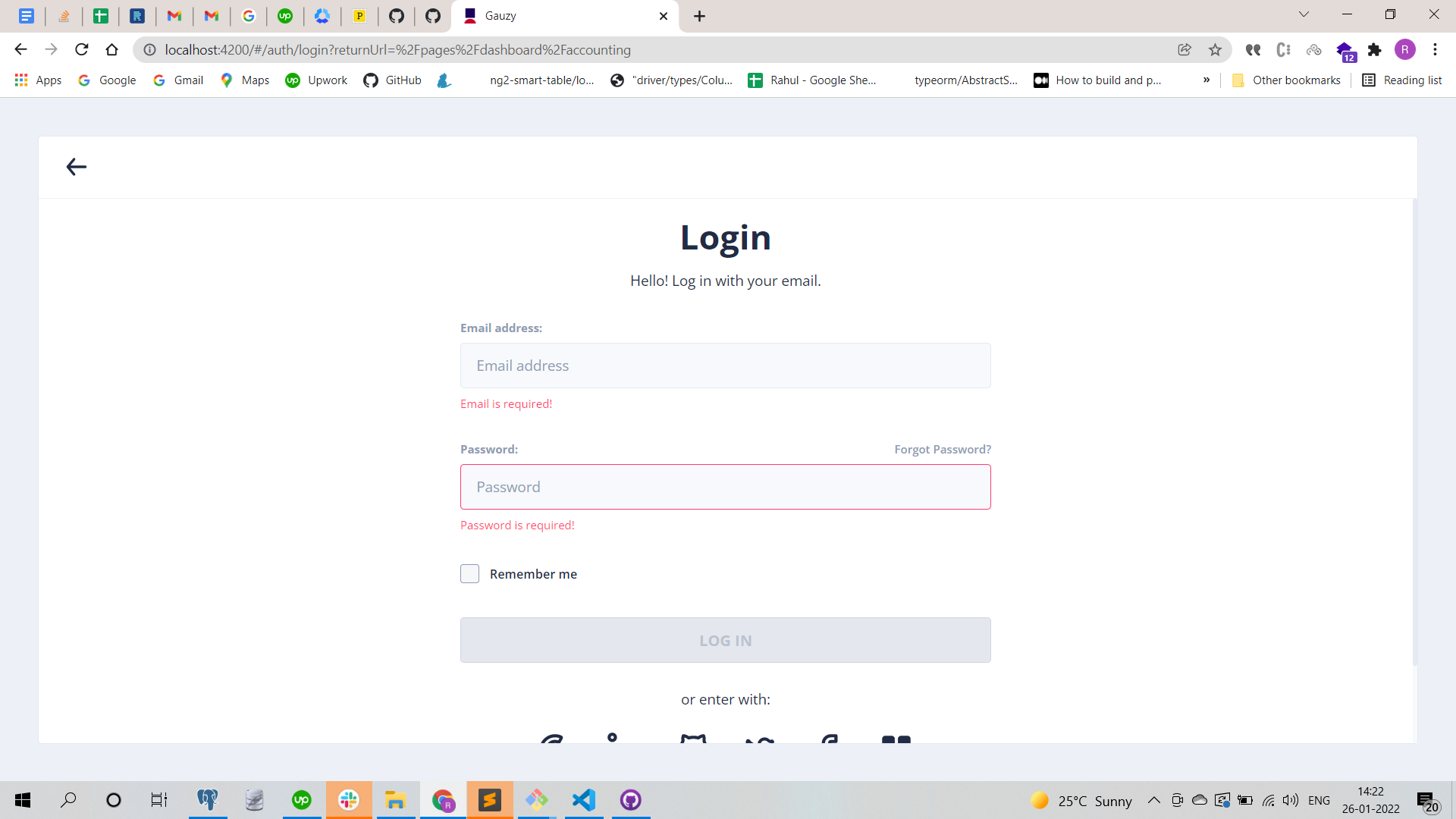 Bug: Login Page · Issue #4049 · ever-co/ever-gauzy · GitHub