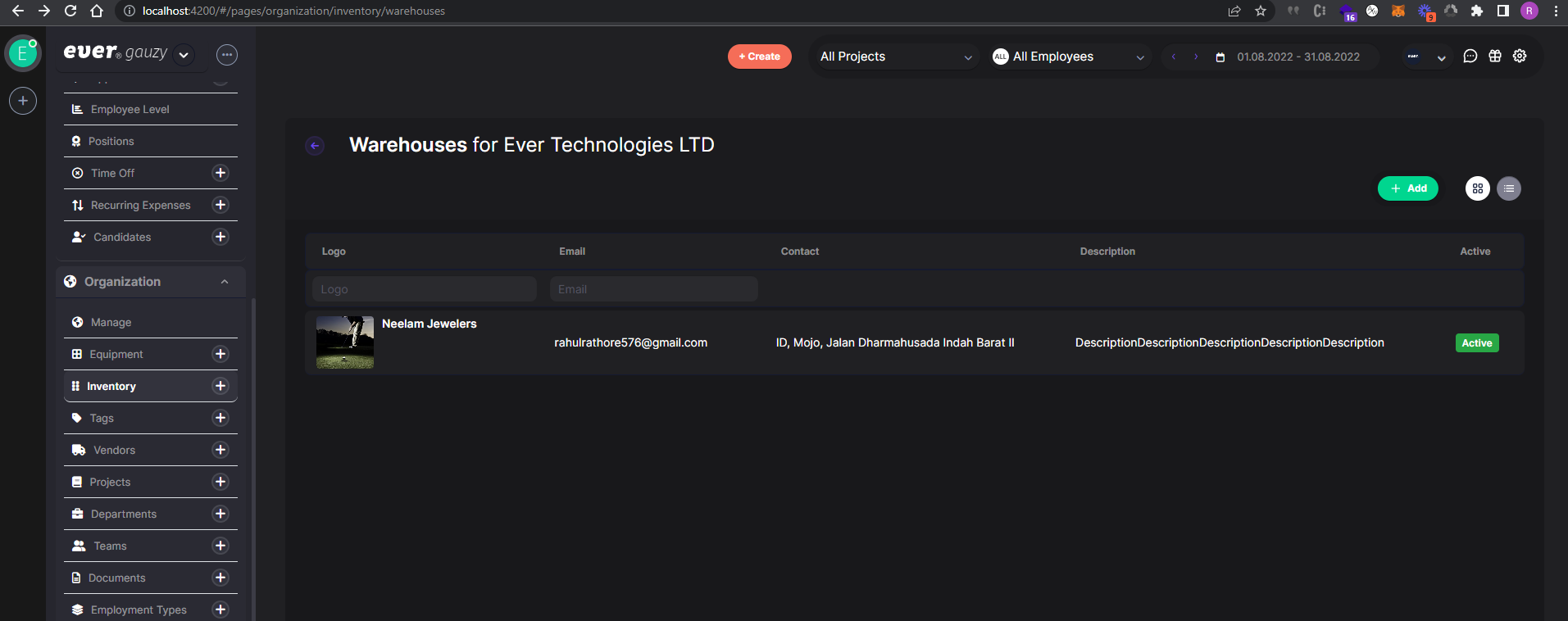 Fix: UI Inventory Warehouse · Issue #5039 · ever-co/ever-gauzy · GitHub