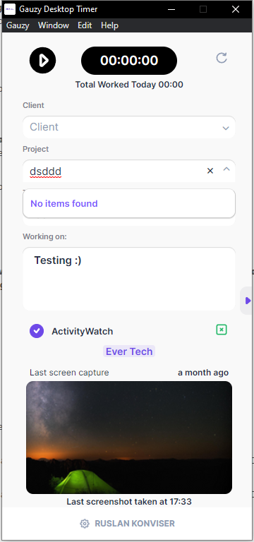 Fix/ Desktop App | Timer - Create projects and select them RIGHT table ...