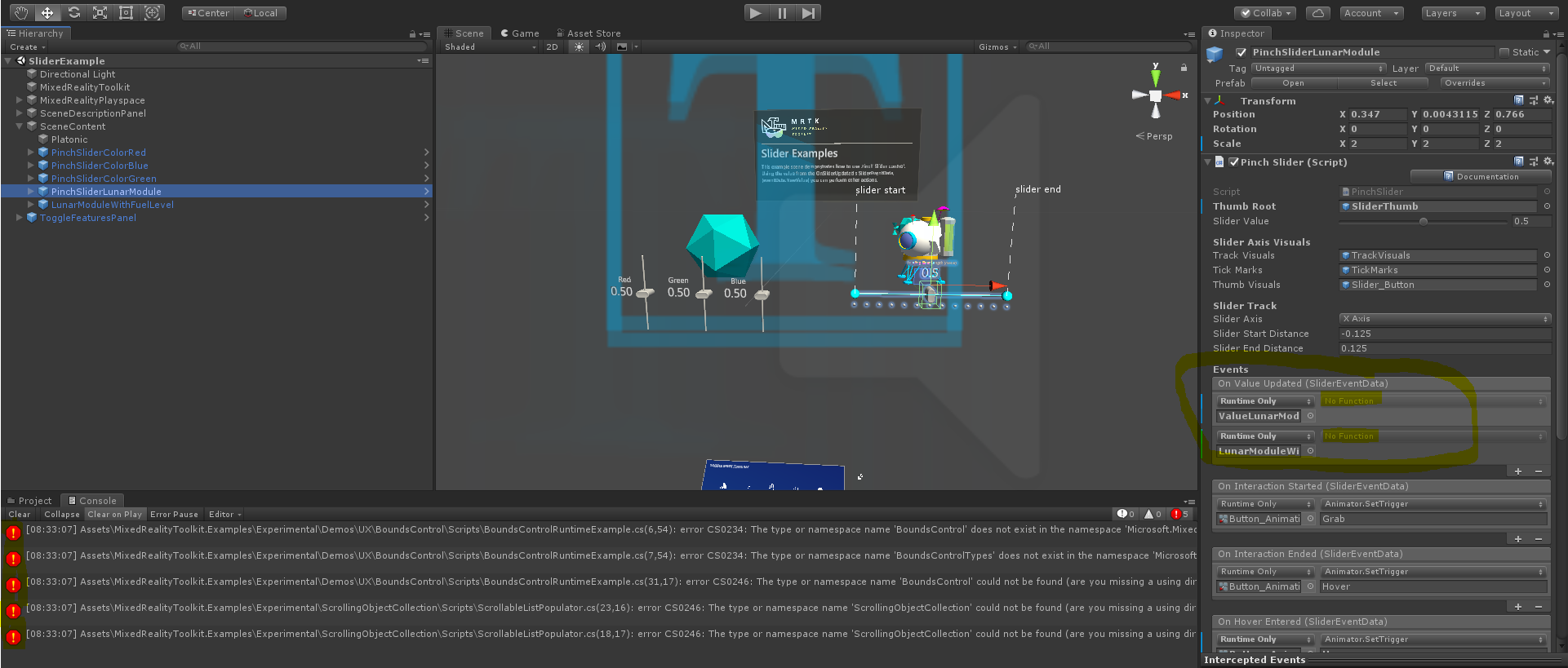 slider events poor documentation Documentation/README_Sliders.md ...