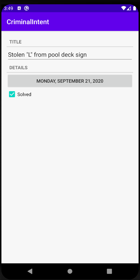 GitHub - jk-truong/CS4750-CriminalIntent: Demo project demonstrating Activities and Fragments ...