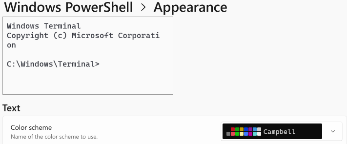 Color schemes can get "stuck" when the Theme is Light · Issue #15293 · microsoft/terminal · GitHub