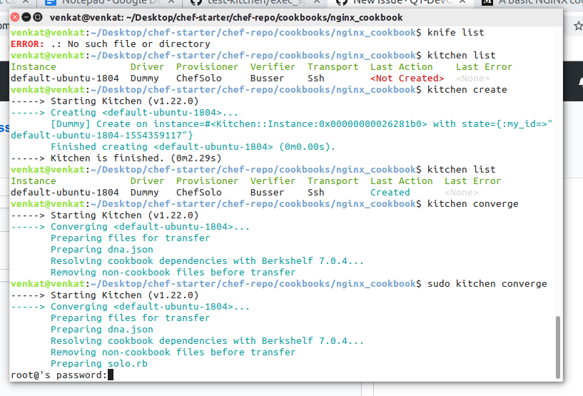 Getting error While executing kitchen converge command. · Issue #405 · QT-DevOps/DevOpsIssues ...