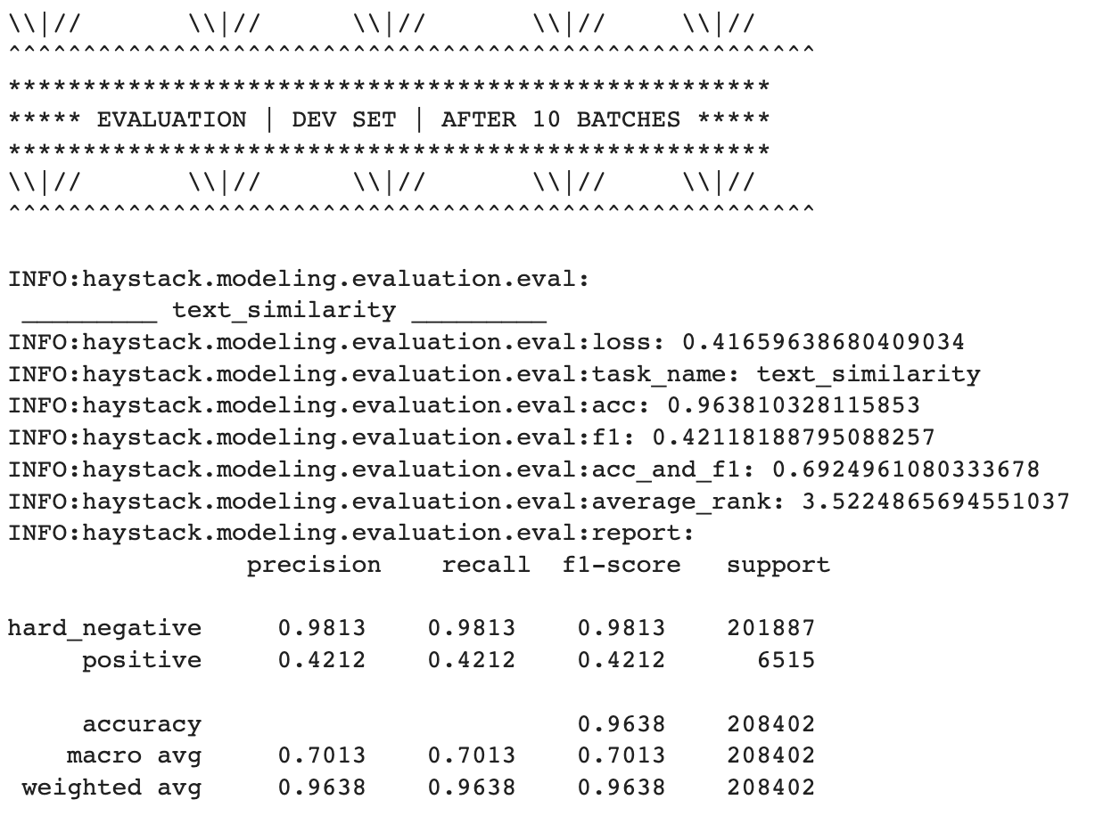 DPR training: metric does not change · Issue #4758 · deepset-ai/haystack · GitHub