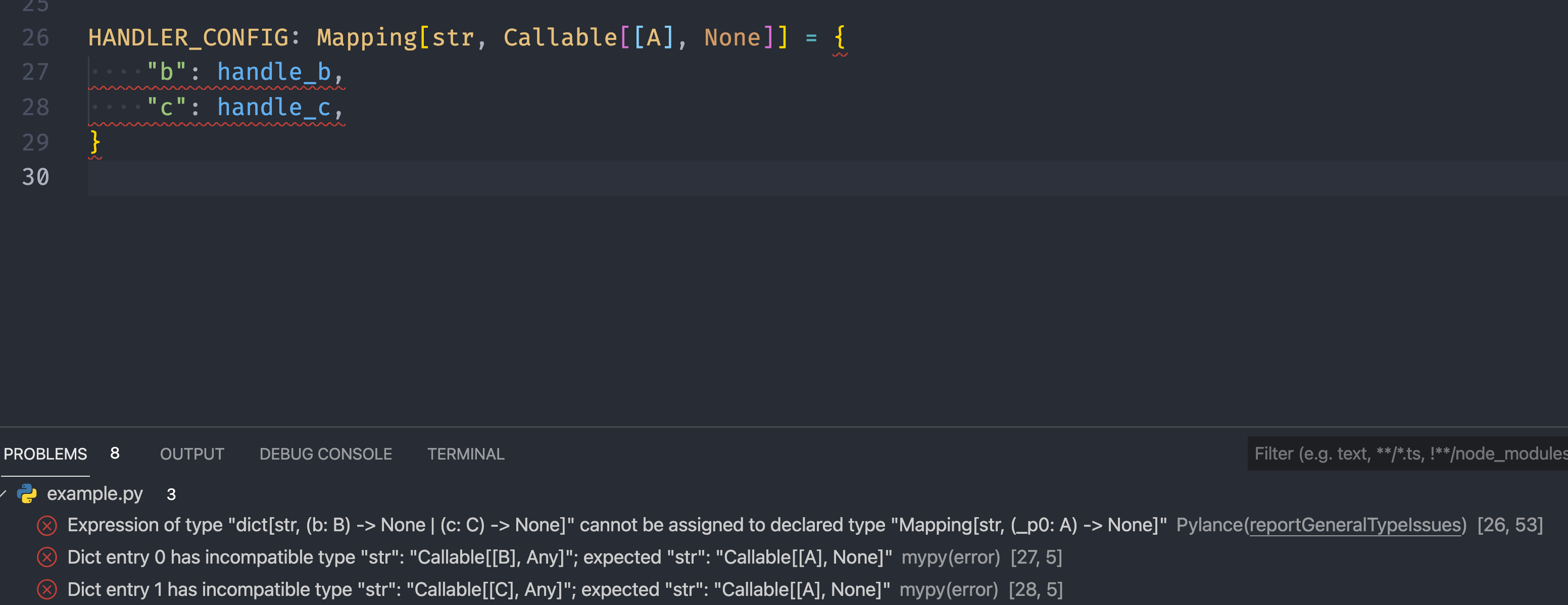 Function mapping with base and derived classes · Issue #1433 ...