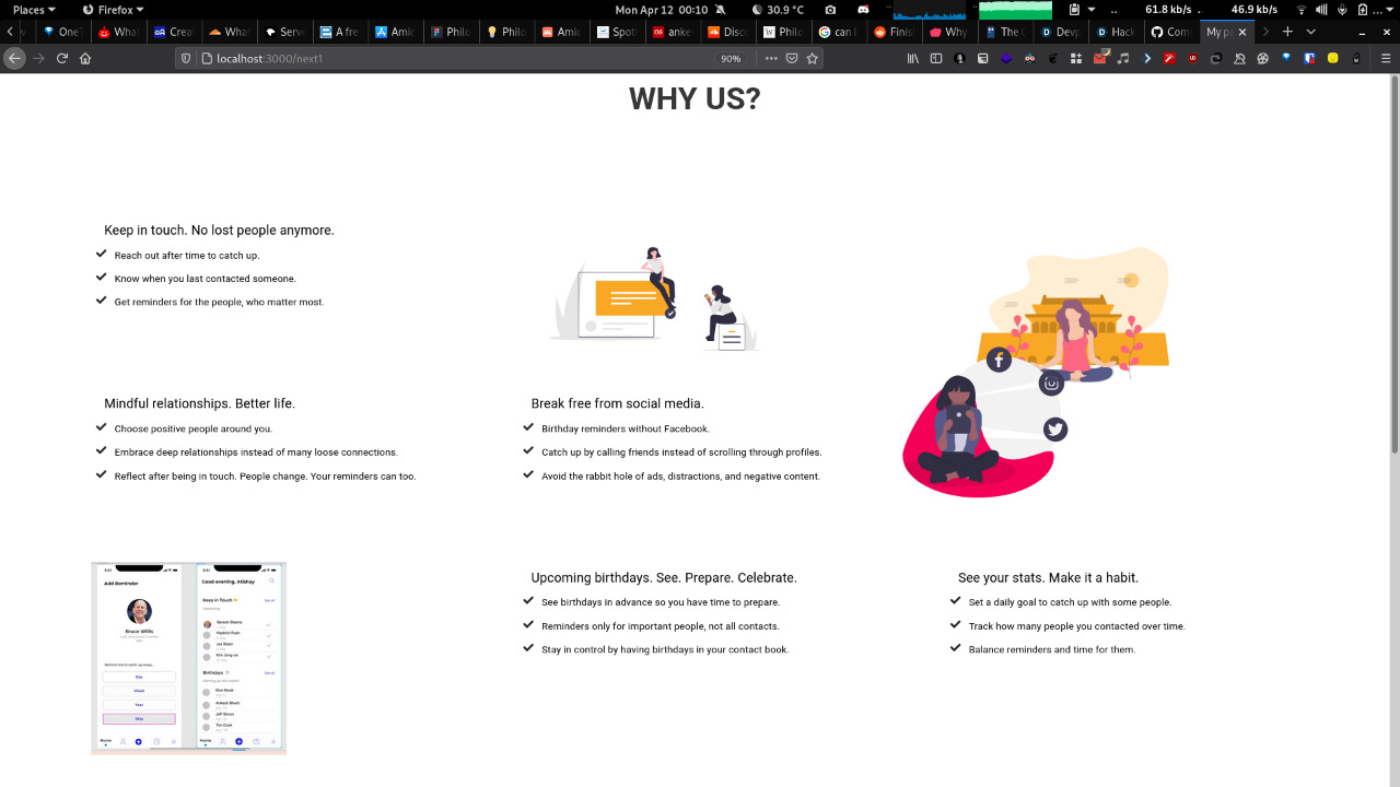 GitHub - krewzer/touch-hackillinois-2021: Hackillinois 2021 project on rekindling connection theme