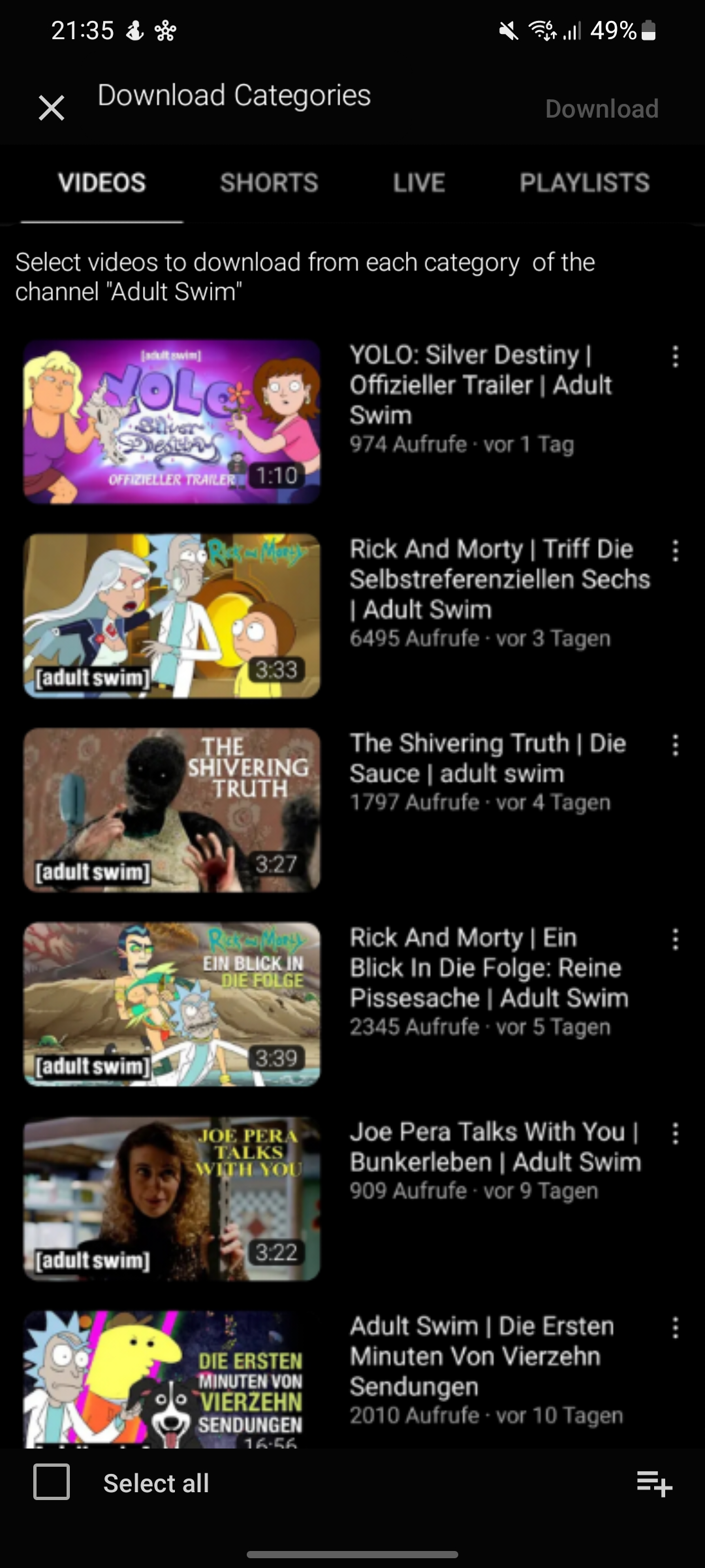 [Feature Request] Download Channel · Issue #495 · JunkFood02/Seal · GitHub