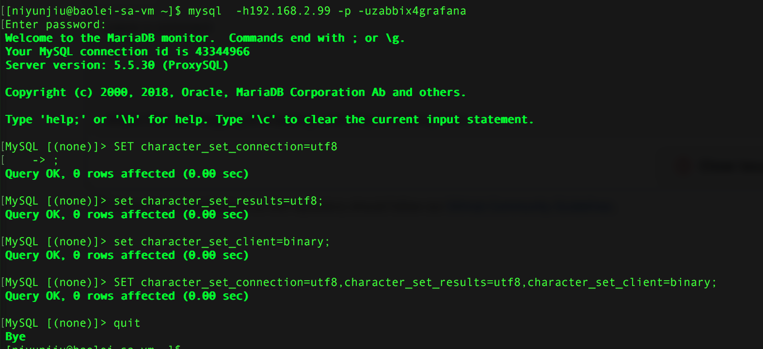 Unable To Parse Unknown Set Query · Issue 3002 · Sysownproxysql · Github