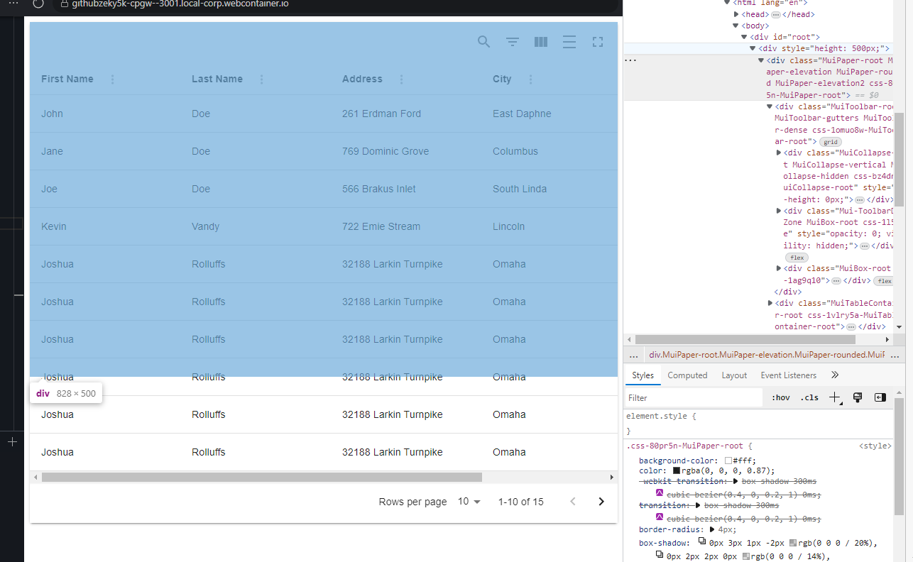 MRT doesn't respect parent height and just overflows · Issue #379 · KevinVandy/material-react ...