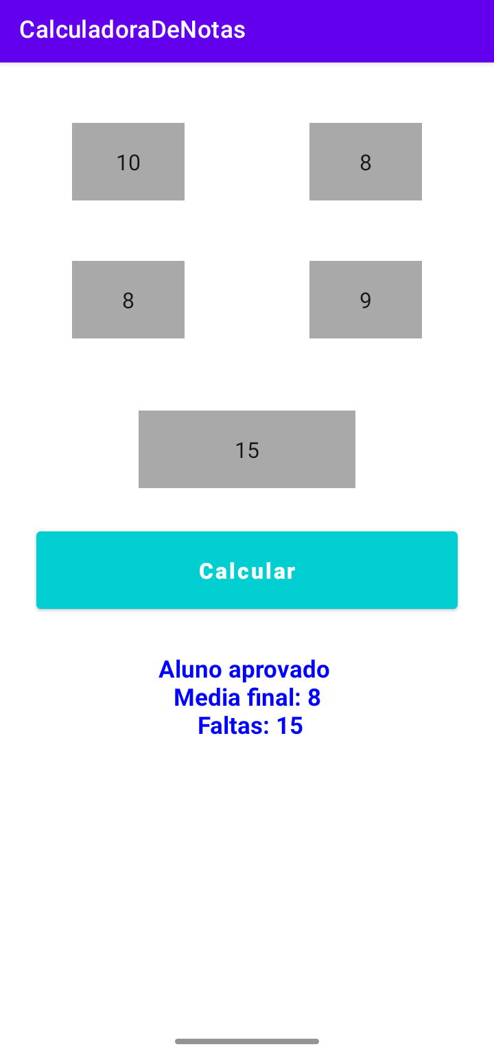 GitHub - arturbogea/CalculadoraDeNotas: Calcula as notas do aluno e informa se foi aprovado ou ...