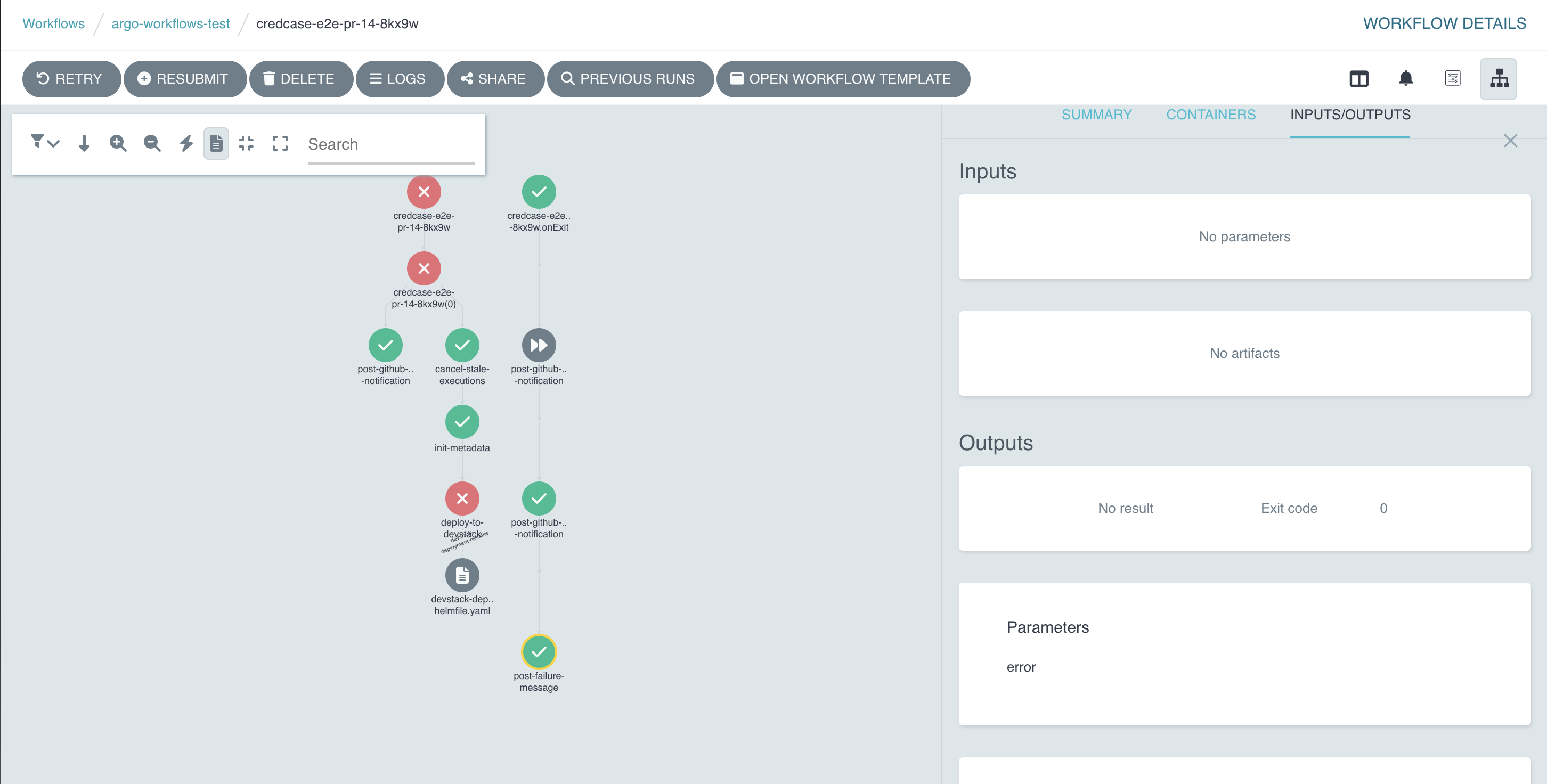 `workflow.failures` doesn't exist in Exit Handler when step succeeds · Issue #9883 · argoproj ...