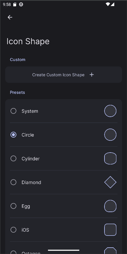 Icon shape sharing via clipboard by yasandev · Pull Request #3067 · LawnchairLauncher/lawnchair ...