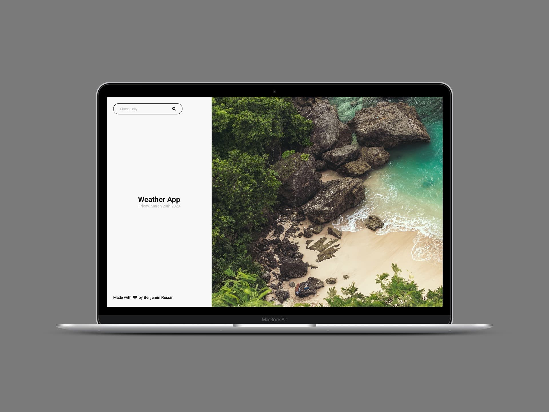 GitHub - benrossin/vue-weather-app: Weather app create with Vue js