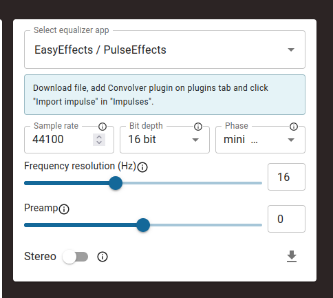 EasyEffects requires stereo impulse files · Issue #685 · jaakkopasanen/AutoEq · GitHub