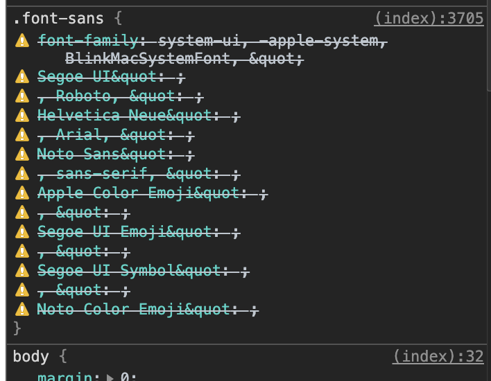 font-sans not working by default · Issue #1485 · tailwindlabs/tailwindcss · GitHub