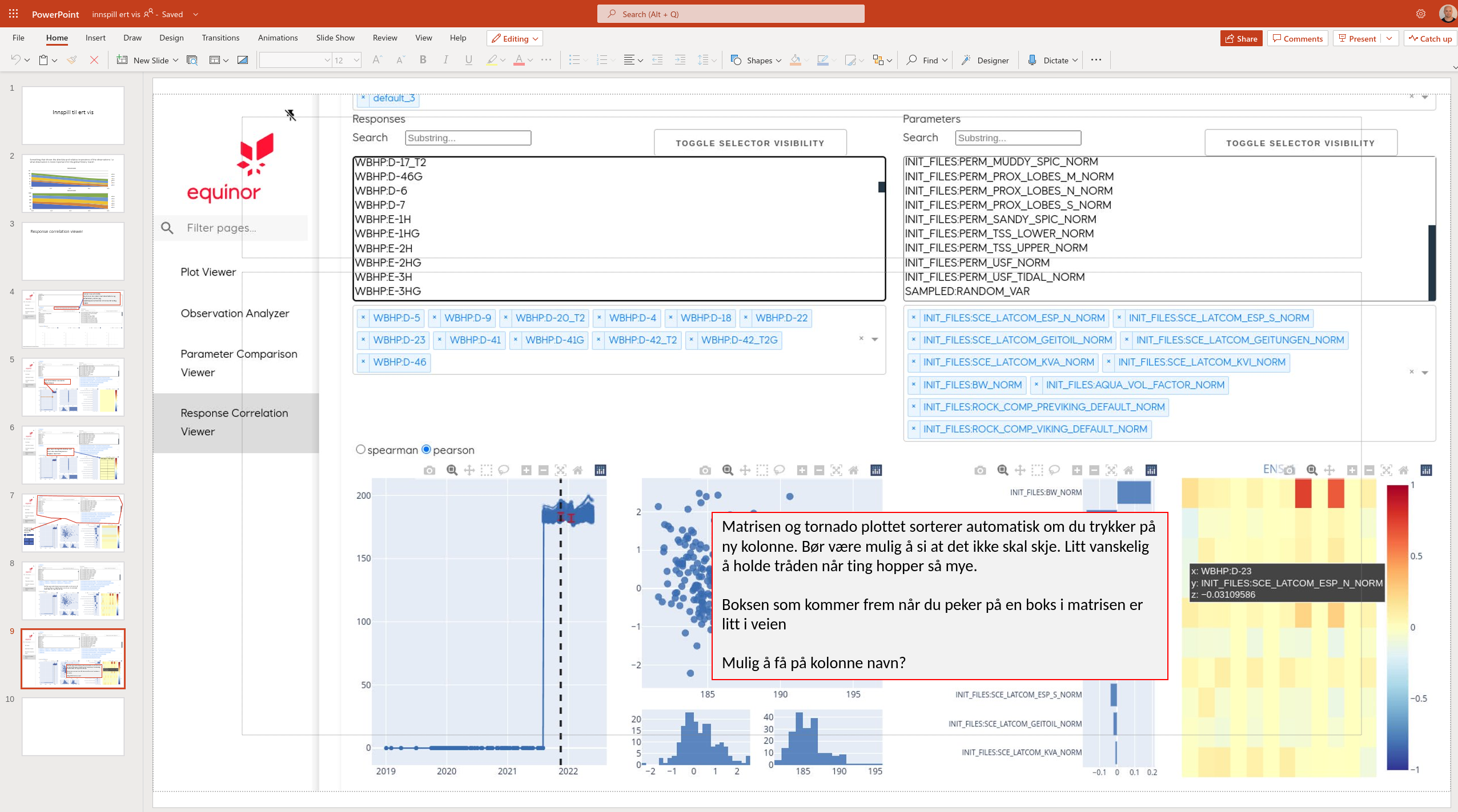 Response correlation viewer - Tornado plot ordering · Issue #304 · equinor/webviz-ert · GitHub
