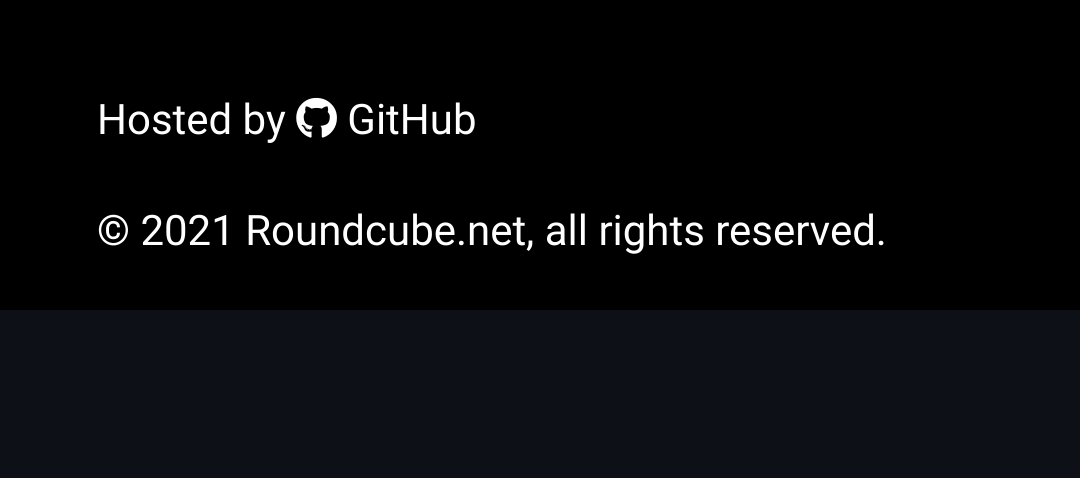 Copyright version at the bottom of the page is outdated · Issue #8582 · roundcube/roundcubemail ...